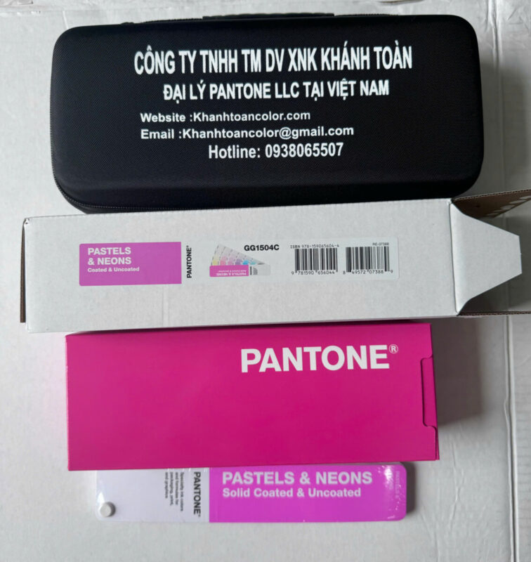 Pantone Pastel Neon Guide Coated Uncoated GG1504C năm 2025